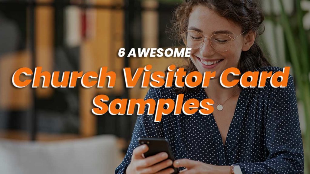 6 Awesome Church Visitor Card Samples To Connect with Visitors - REACHRIGHT